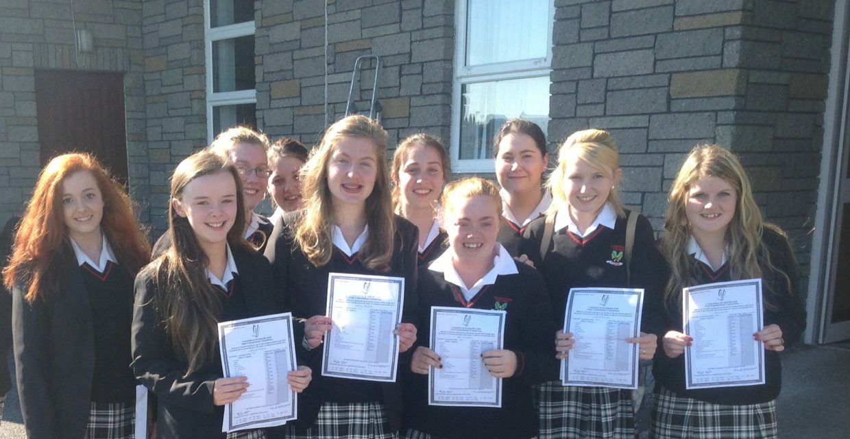 Sunshine & Smiles on Junior Cert results day! - High Cross College, Tuam