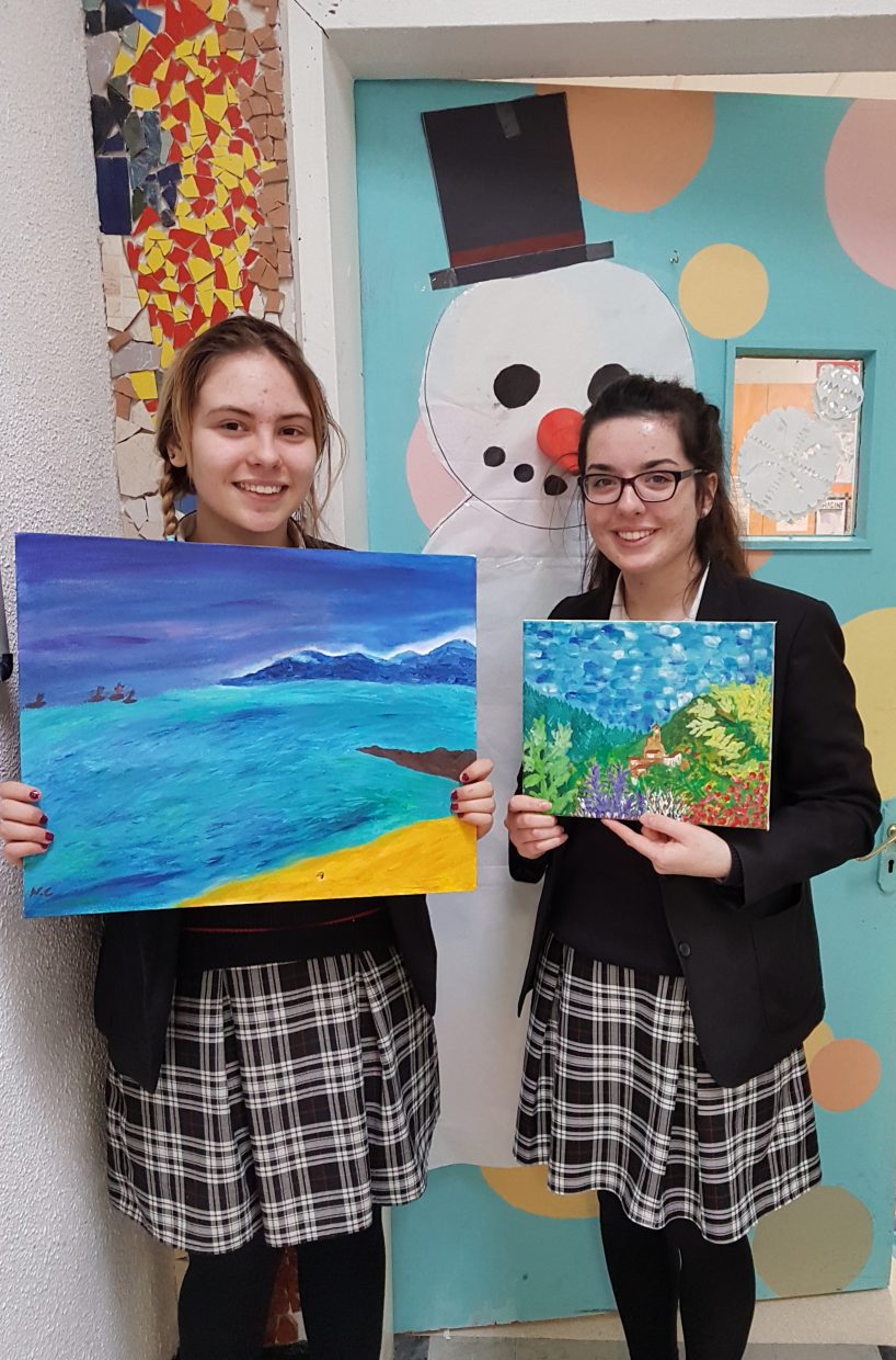 Wonderful Impressionist style paintings from our Fifth Year Art ...